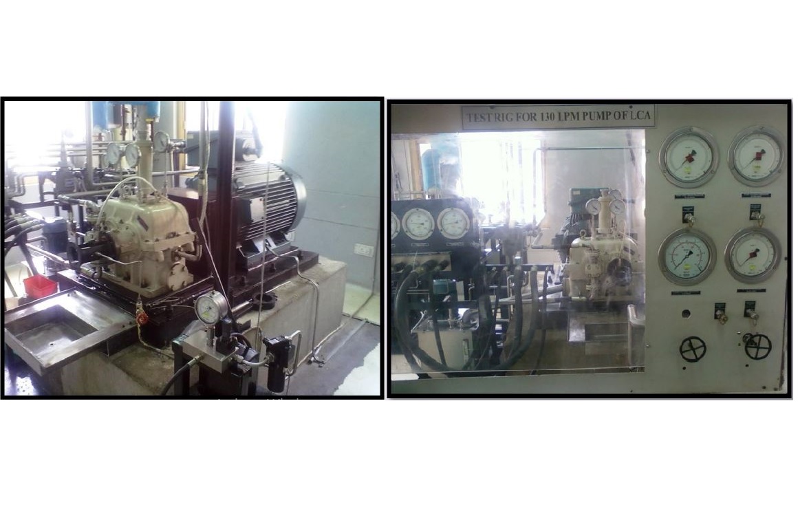 Test Rig for 130LPM Pump of LCA