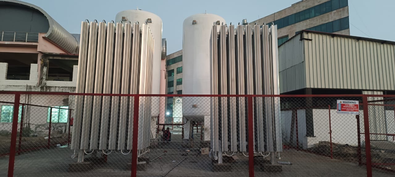 10 kL Cryogenic Liquid Medical Oxygen Vertical Storage Tank