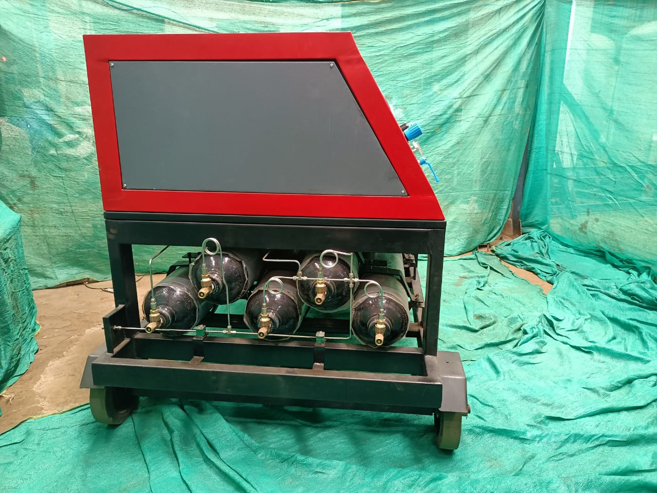Nitrogen cart with Booster