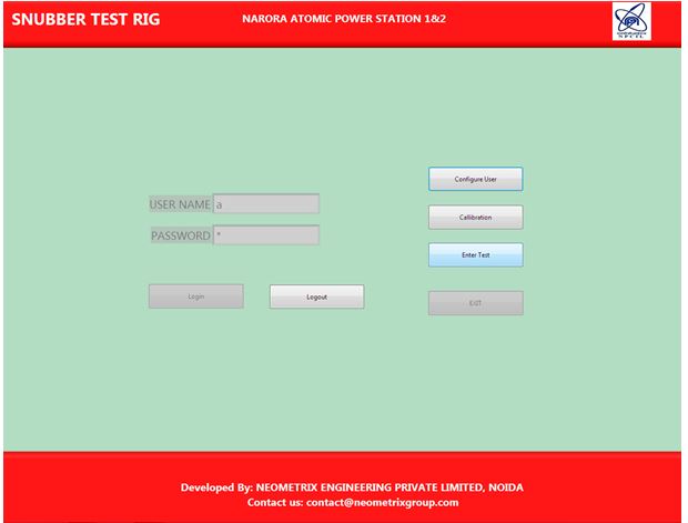 Hydraulic Snubber Test Bench