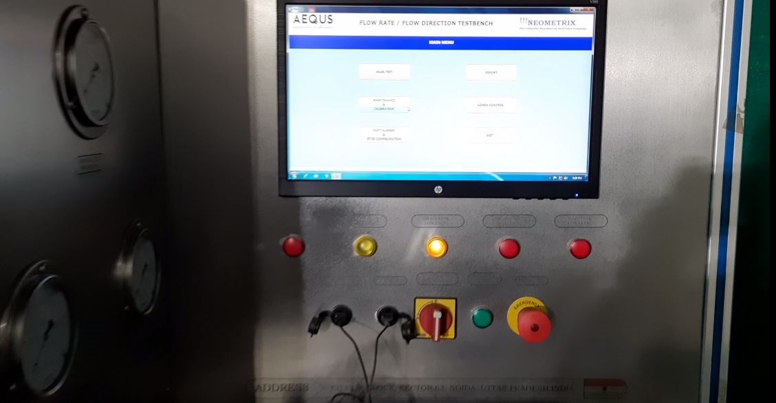 Aerospace Nozzle Flow Test Bench