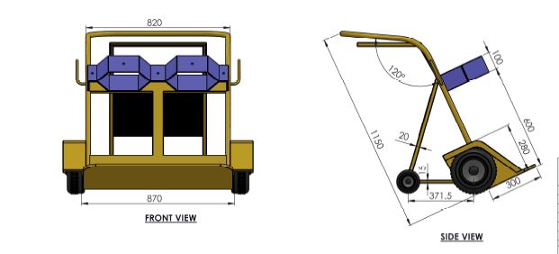 portable-single-cylinder-nitrogen-trolley-with-booster